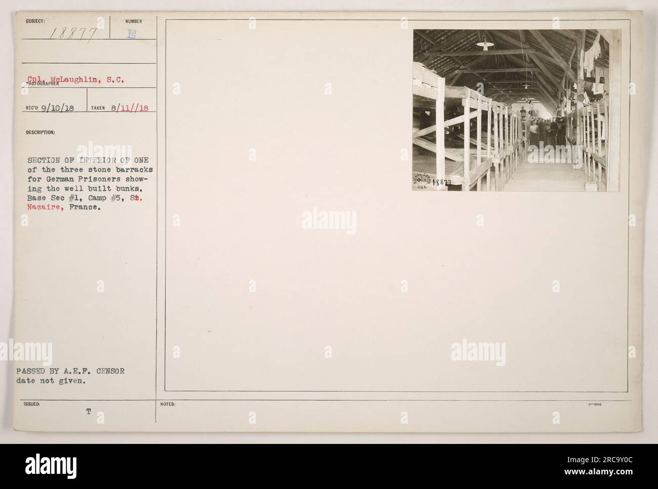 Bunks prisoners in barracks hi-res stock photography and images - Alamy