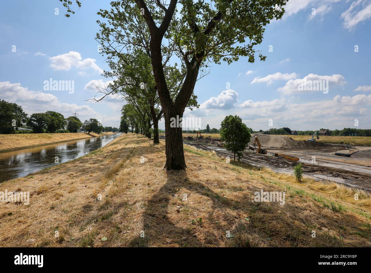 Oberhausen, North Rhine-Westphalia, Germany - Renaturalization of the ...