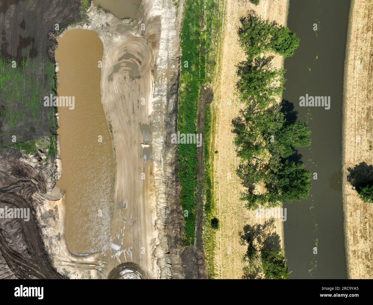 Oberhausen, North Rhine-Westphalia, Germany - Renaturalization of the ...