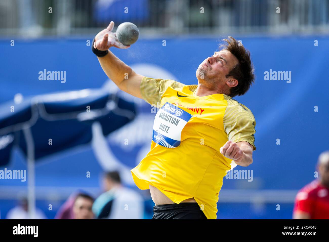 Paris, Stade Charlety, 13.07.23: Sebastian Dietz of germany at the the ...