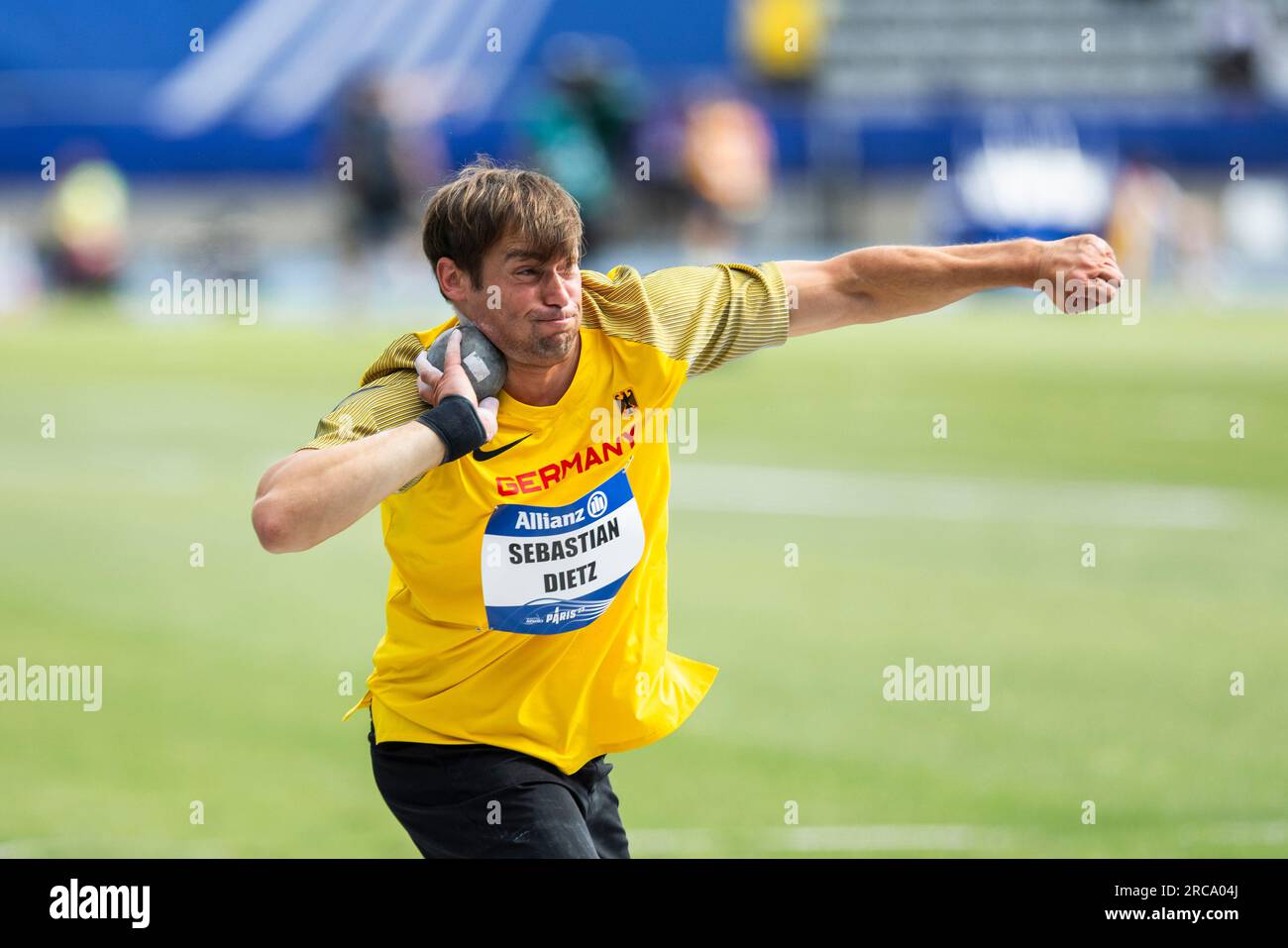 Paris, Stade Charlety, 13.07.23: Sebastian Dietz of germany at the the ...