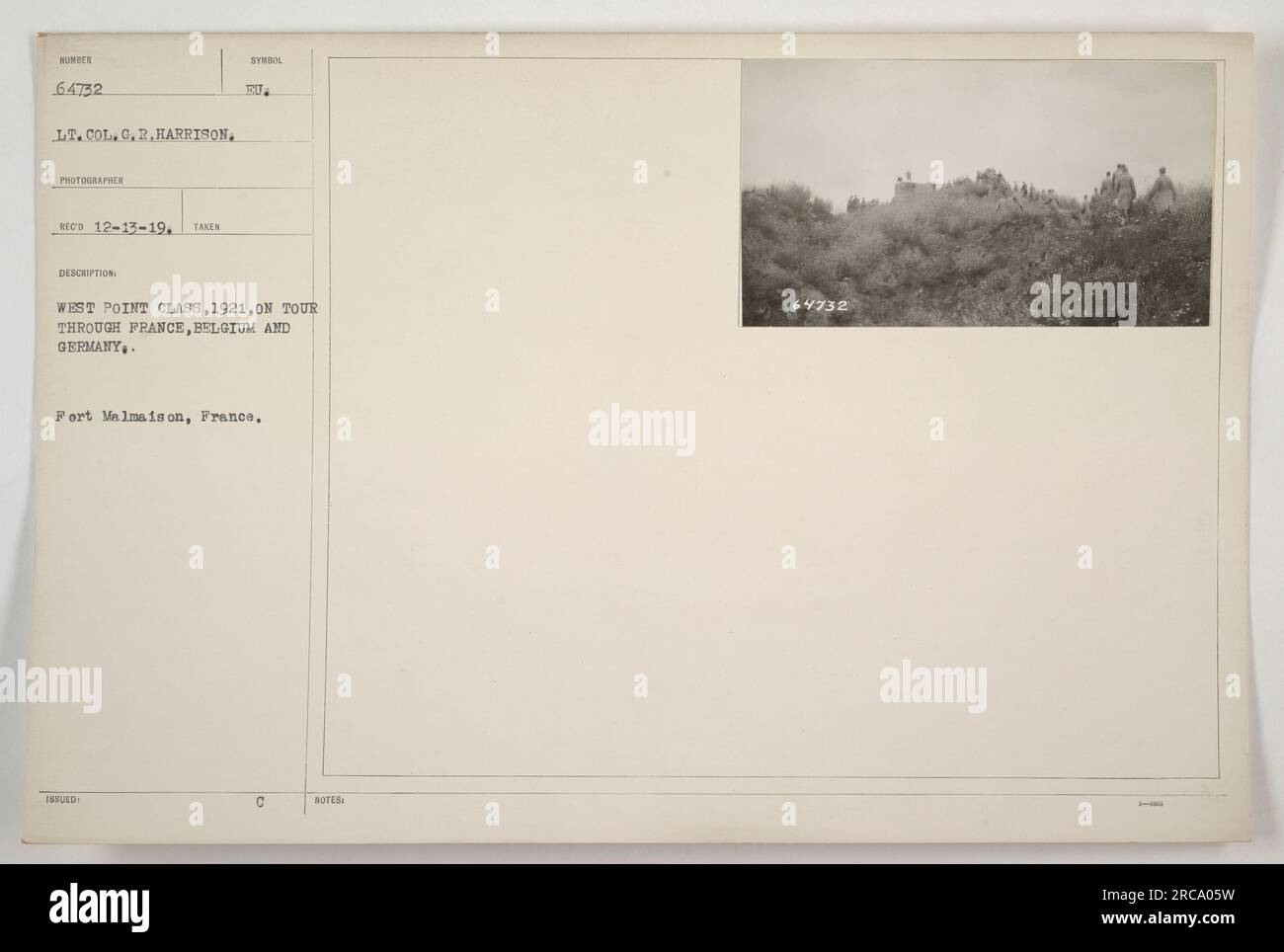 West Point Class of 1921 on tour through France, Belgium, and Germany ...