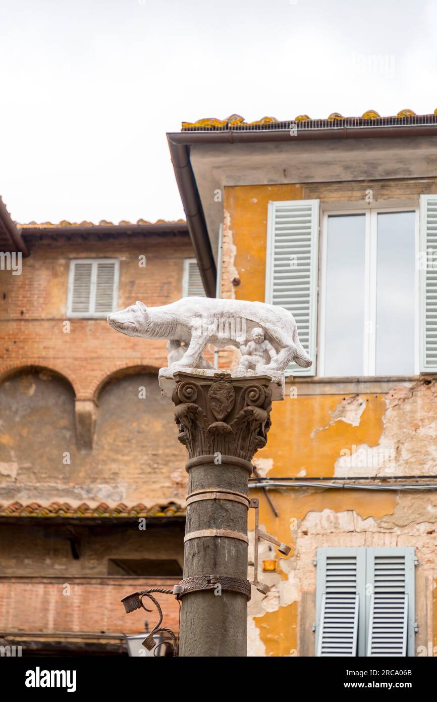 Generic architecture and street view from the historical Italian city ...