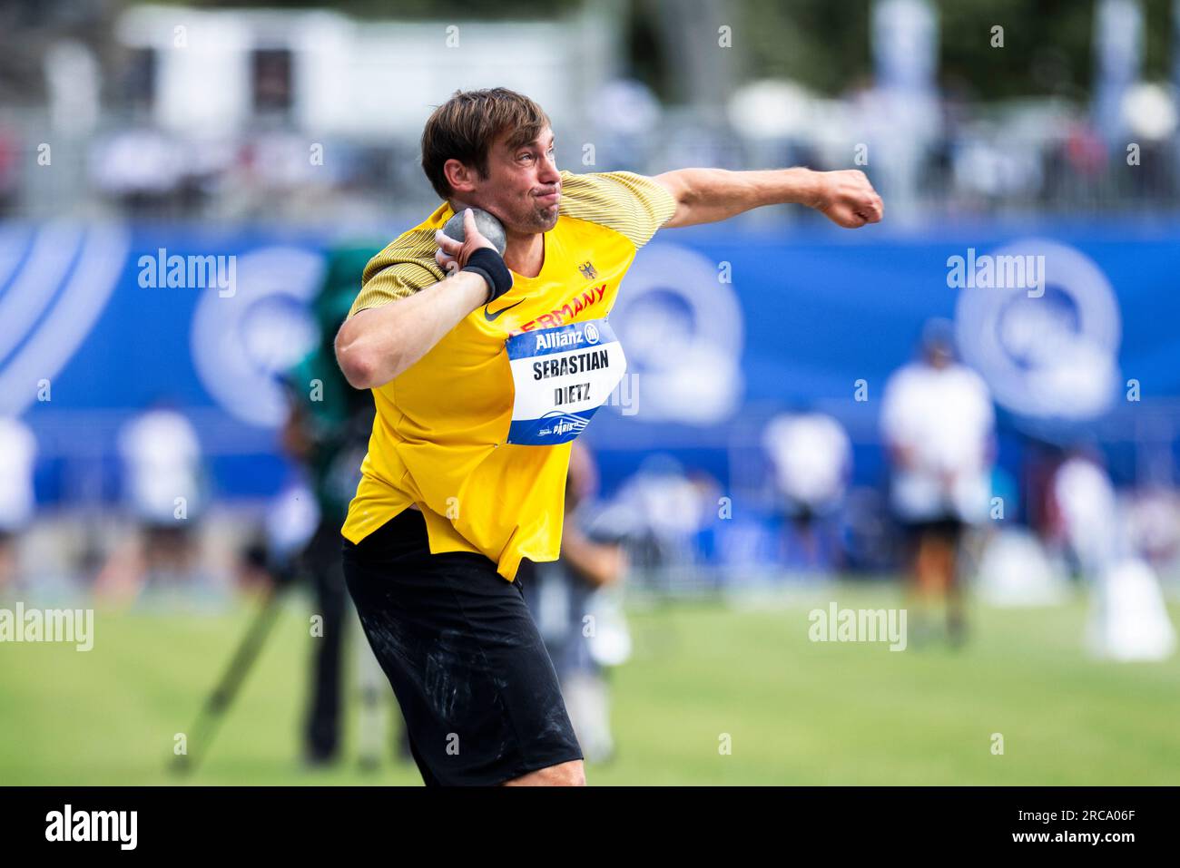 Paris, Stade Charlety, 13.07.23: Sebastian Dietz of germany ...