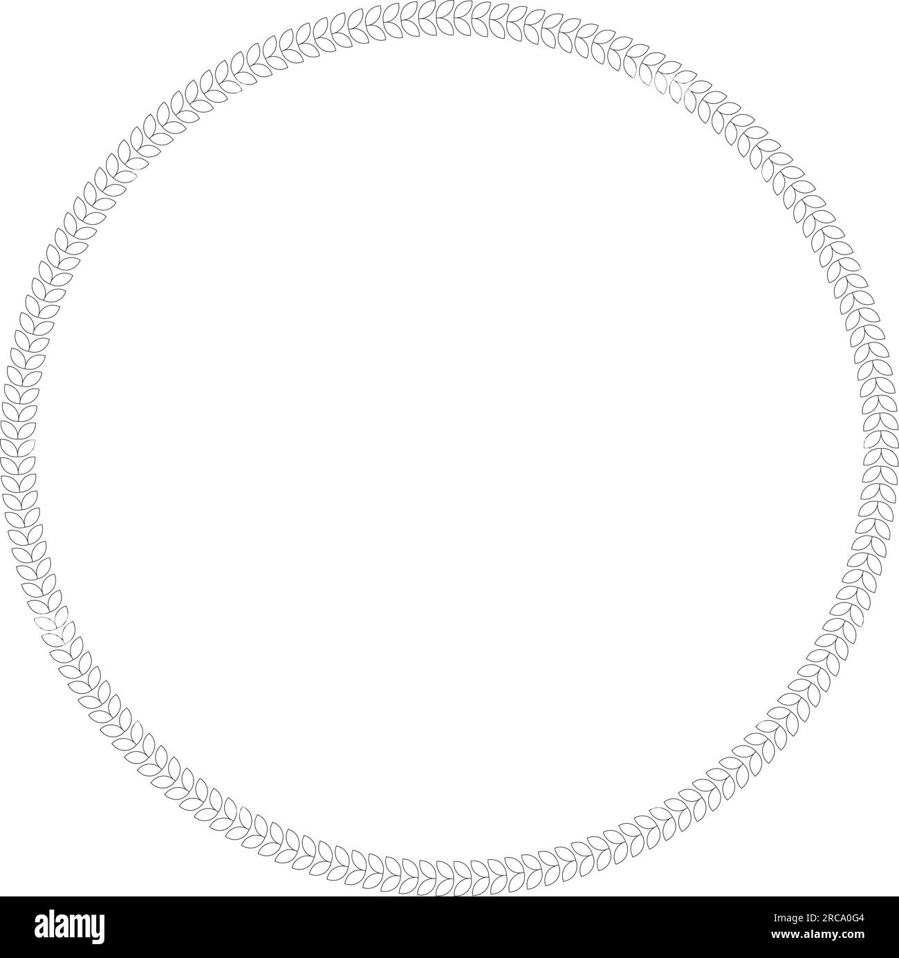 Circle frame round border design shape icon for decorative vintage ...