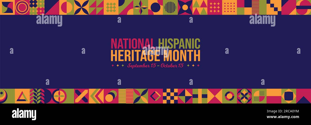 National Hispanic Heritage Month Abstract Background. September 15 to ...