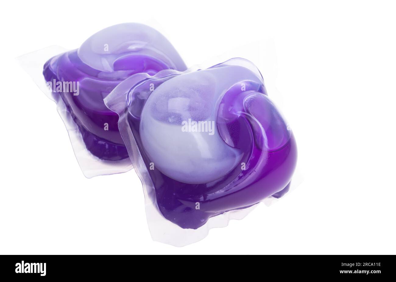 washing capsules isolated on white background Stock Photo - Alamy