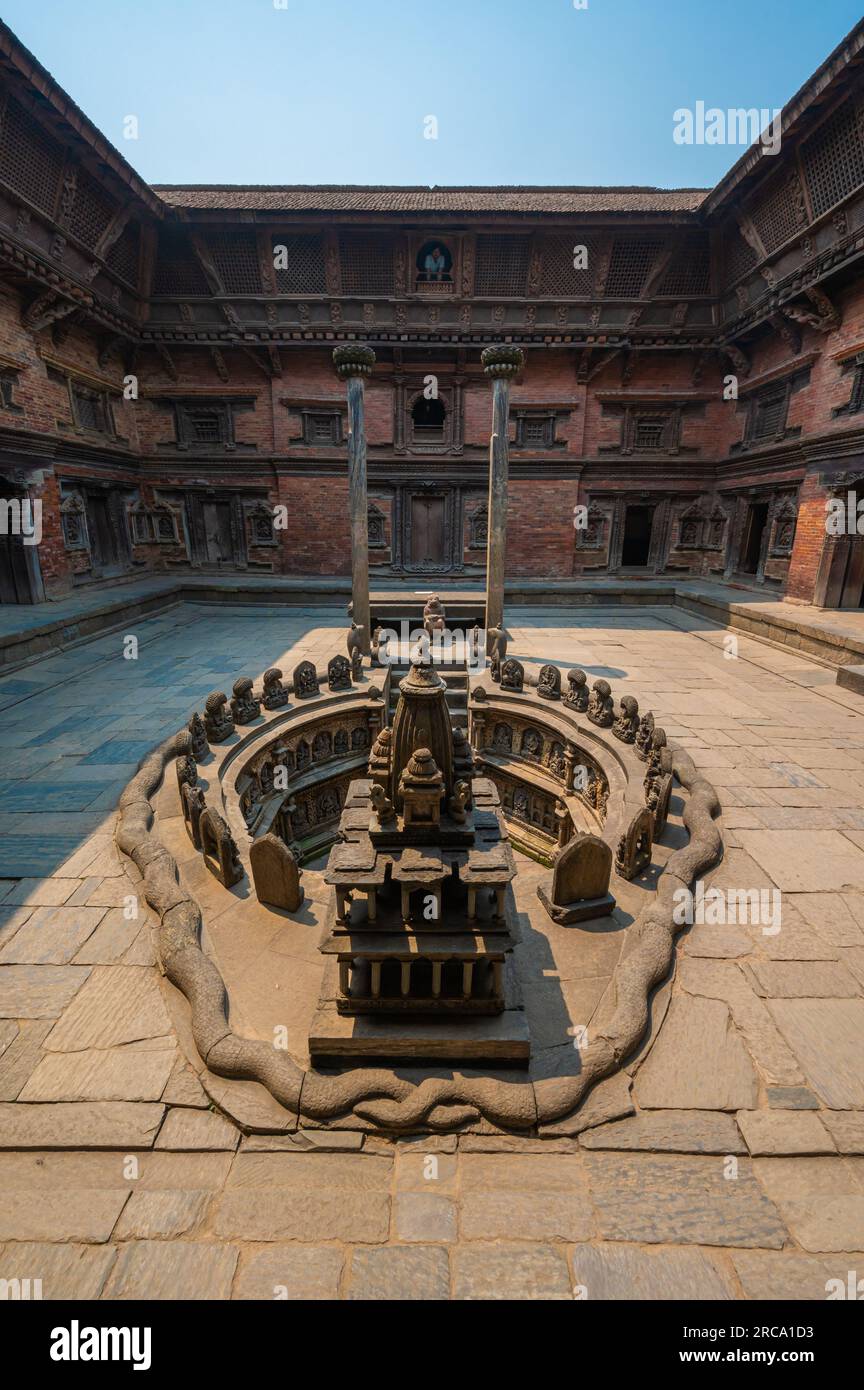 A landscape around Patan Durbar Square, is situated at the centre of ...
