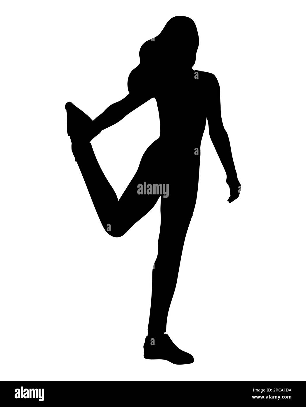 Woman exercise character hi-res stock photography and images - Alamy
