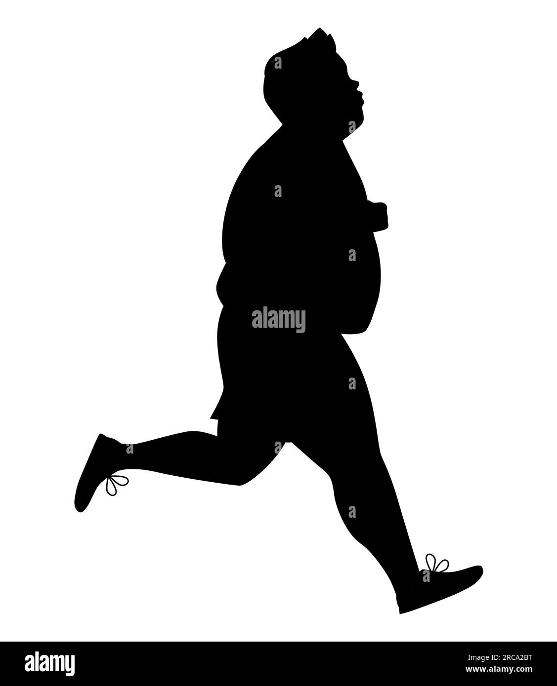 Fat man running hi-res stock photography and images - Alamy