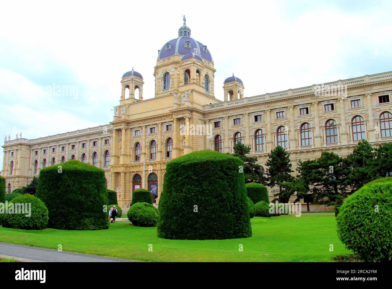 Vienna, Austria, Maria Theresa Square with Museum of Art History and ...
