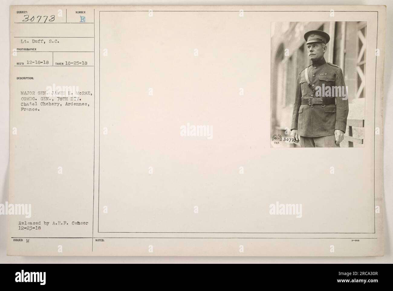 Commanding gen 78th division hi-res stock photography and images - Alamy
