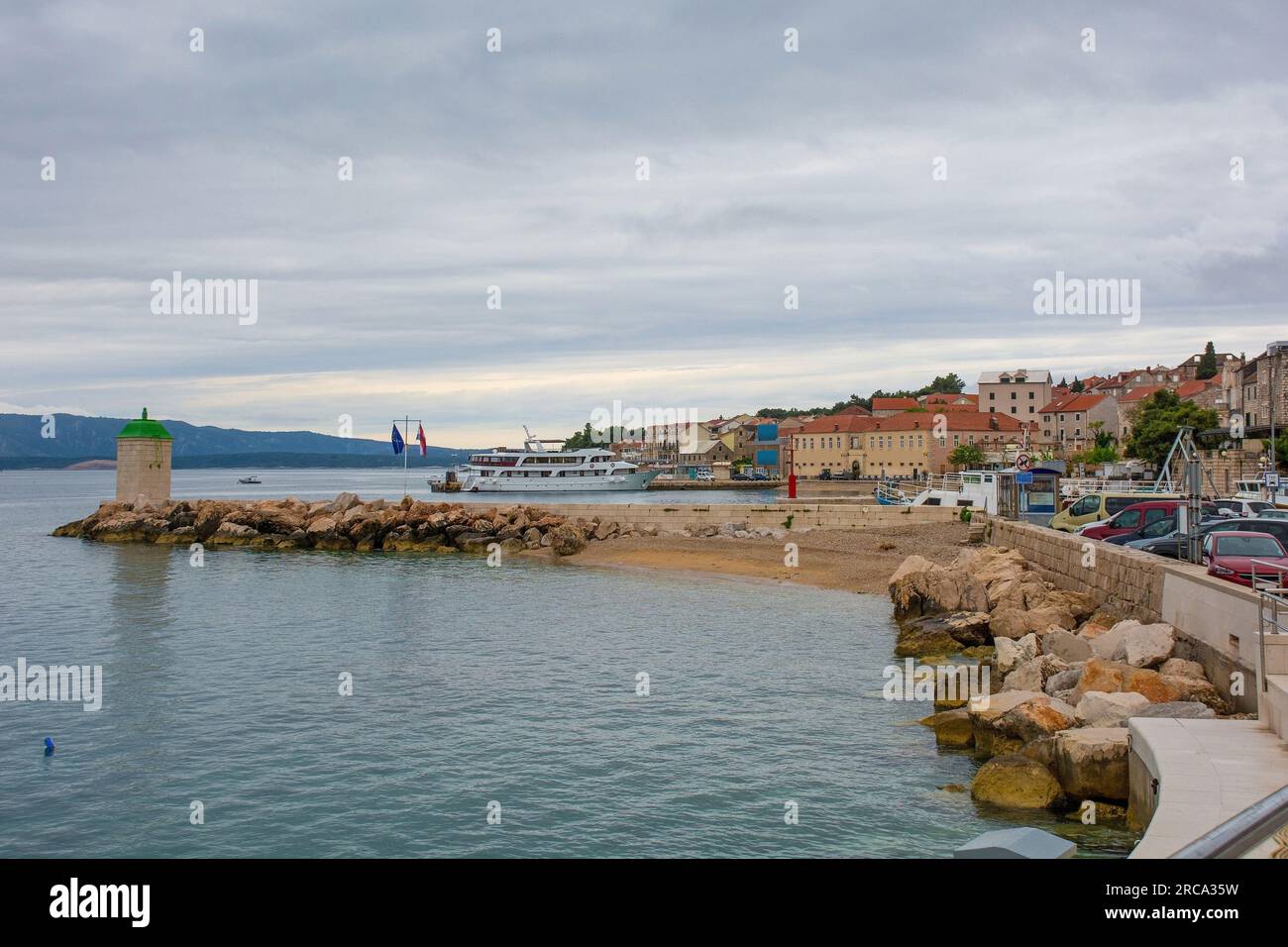 The waterfront in Bol town on Brac Island, Croatia Stock Photo - Alamy