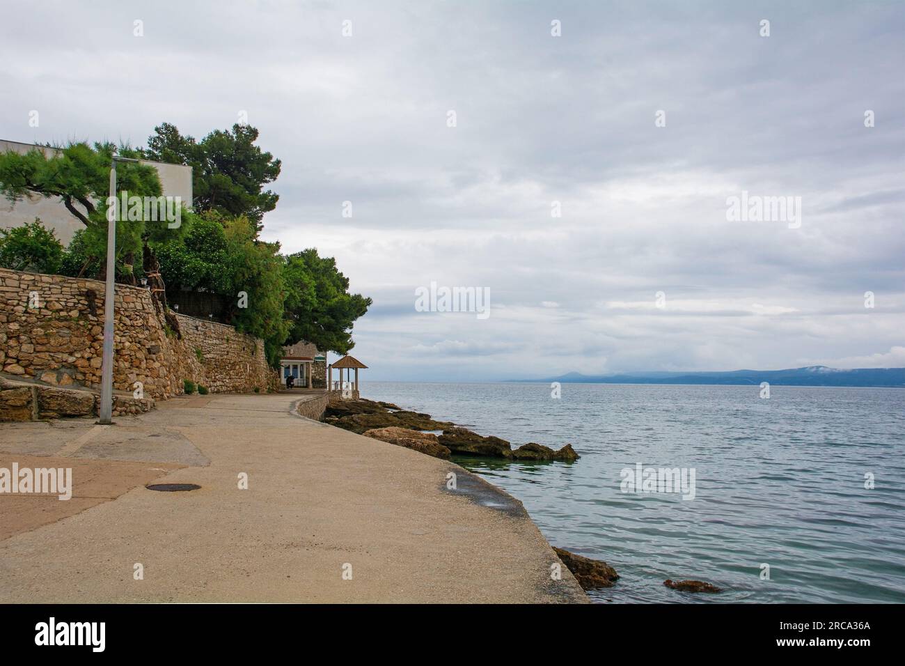 The waterfront in Bol town on Brac Island, Croatia Stock Photo - Alamy