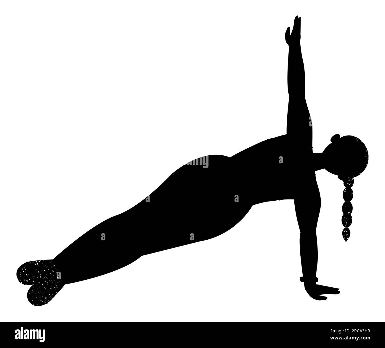 Gym girl silhouette hi-res stock photography and images - Alamy