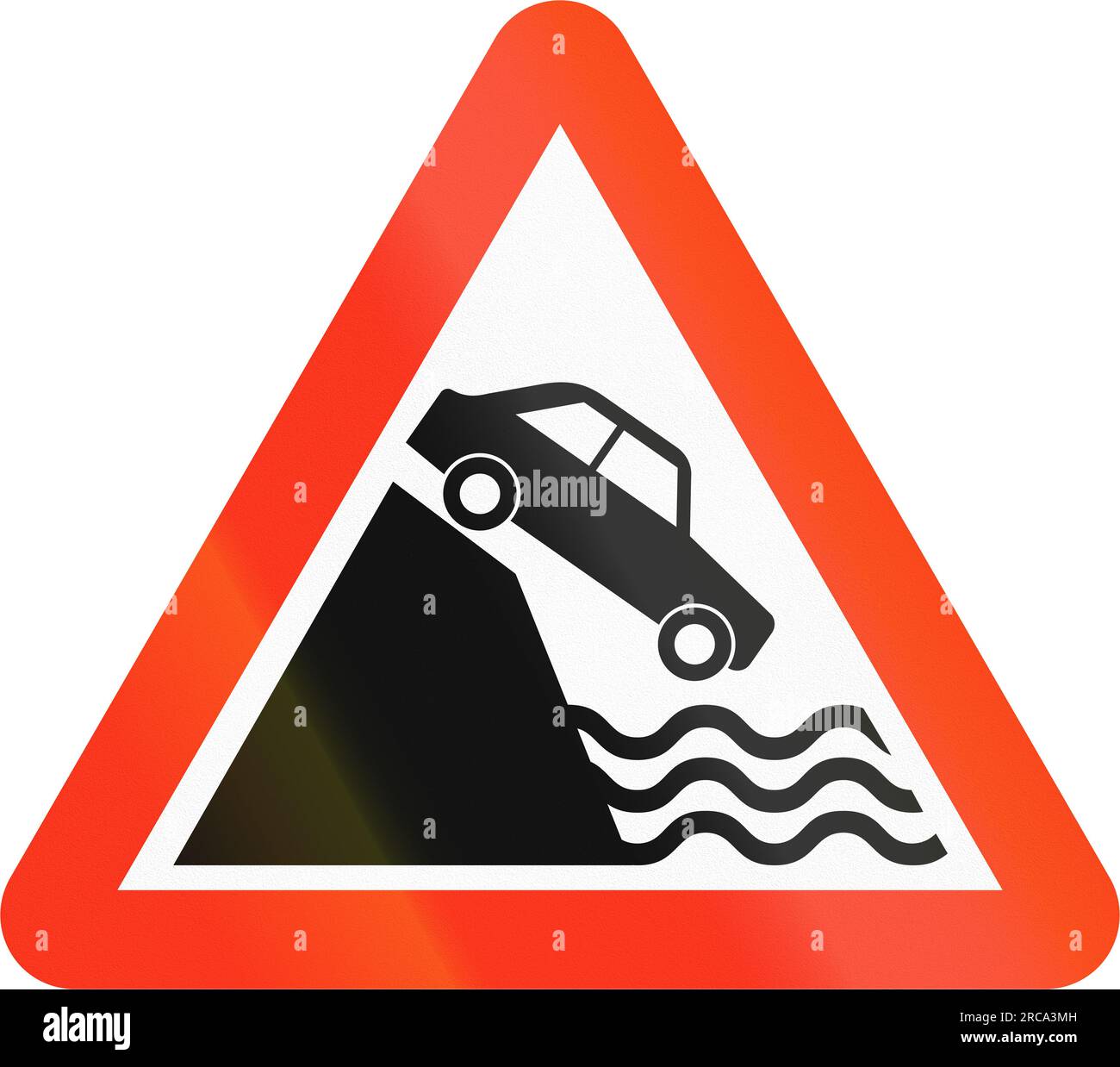 Bangladeshi sign warning about an edge of water Stock Photo - Alamy