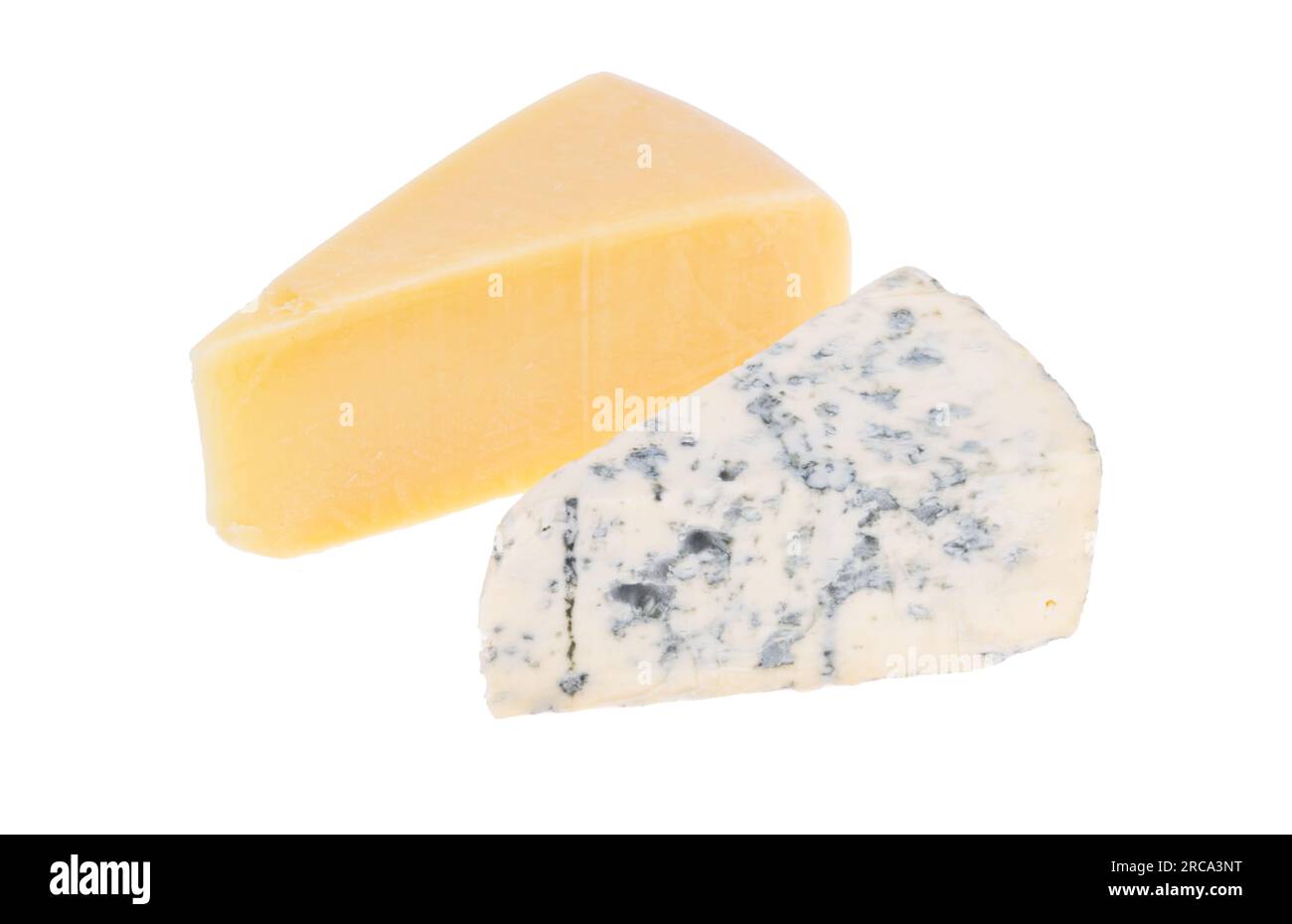 cheese triangle isolated on white background Stock Photo - Alamy