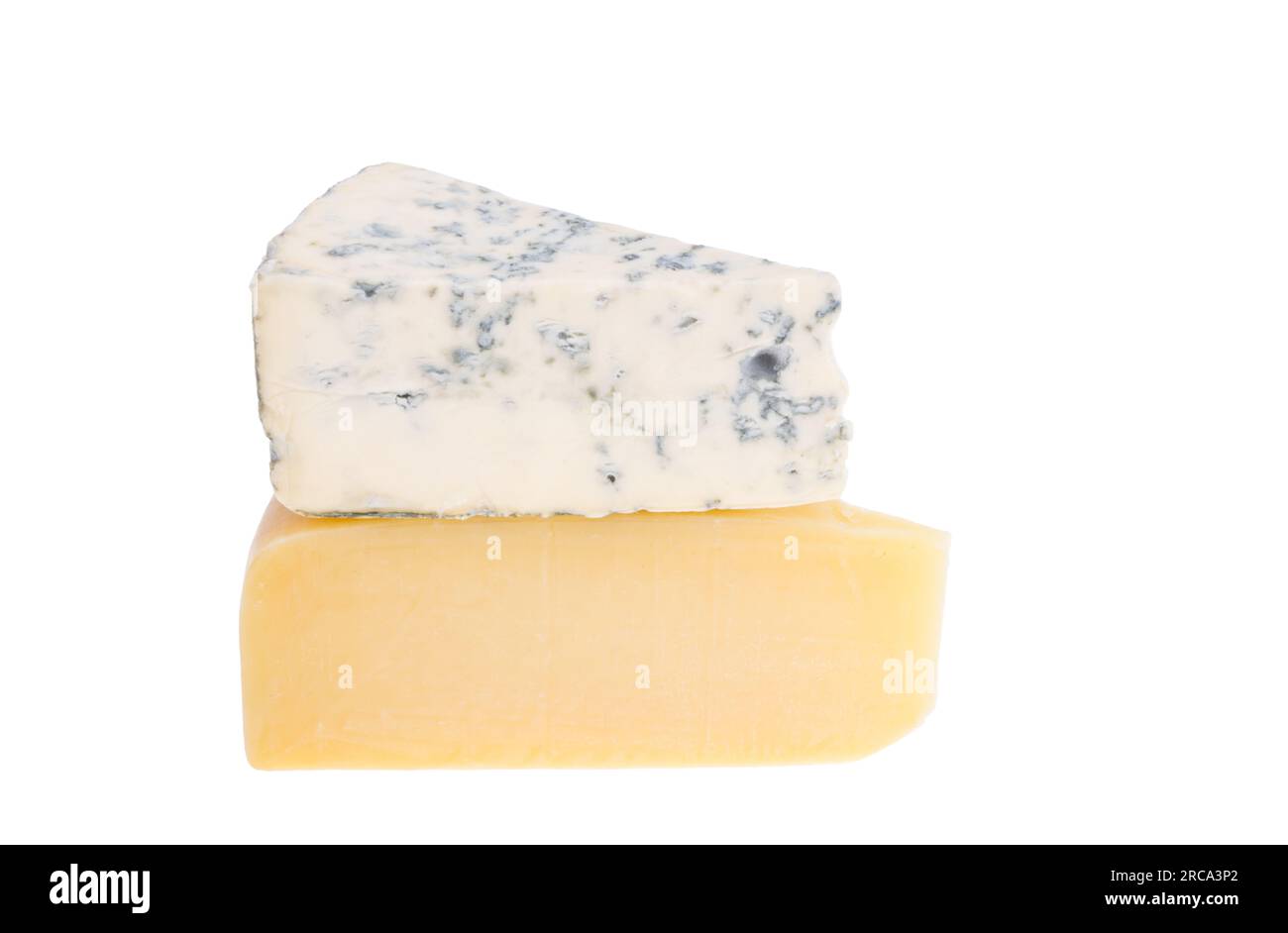 cheese triangle isolated on white background Stock Photo - Alamy