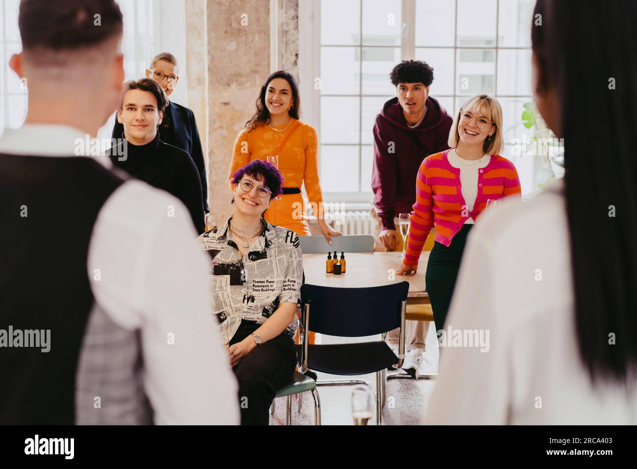 Business speech woman hi-res stock photography and images - Alamy