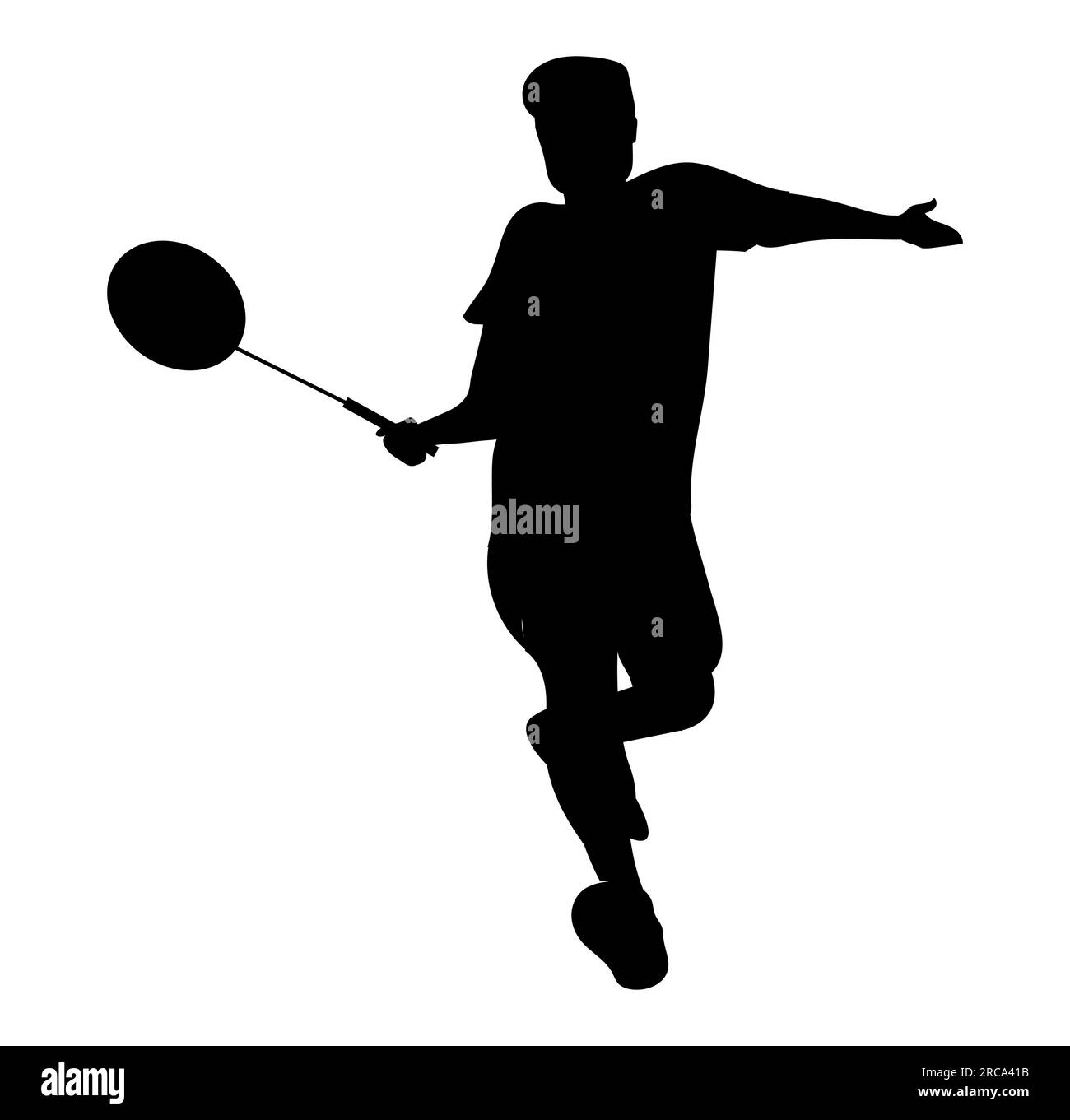 Ball hitting tennis racket Stock Vector Images - Alamy