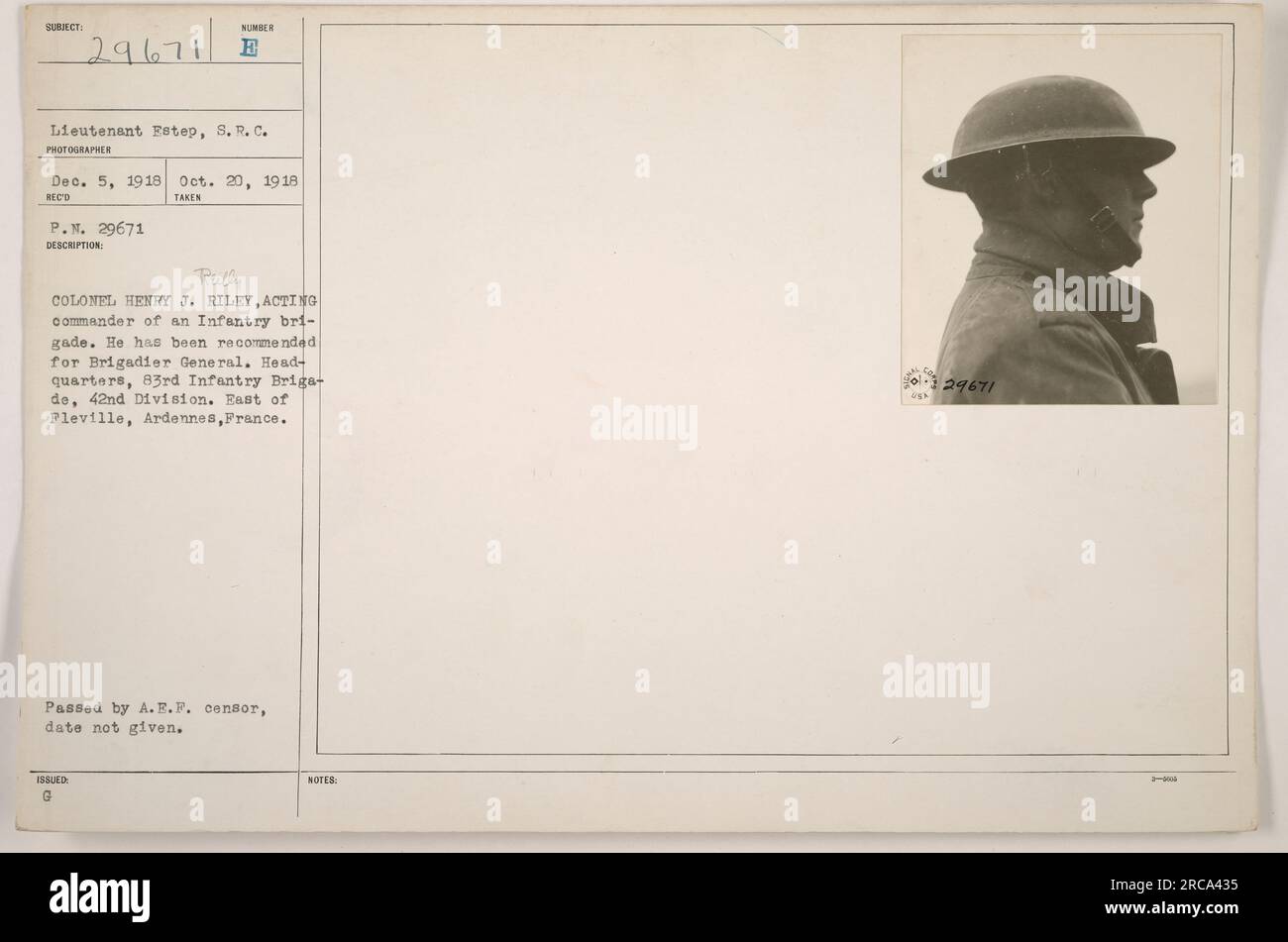 83rd infantry brigade hi-res stock photography and images - Alamy