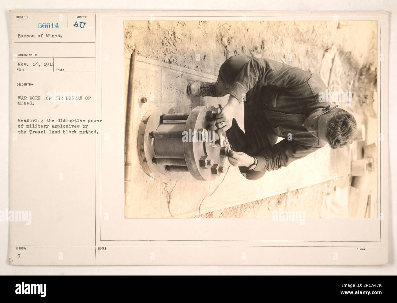 Trauzl lead block method hi-res stock photography and images - Alamy