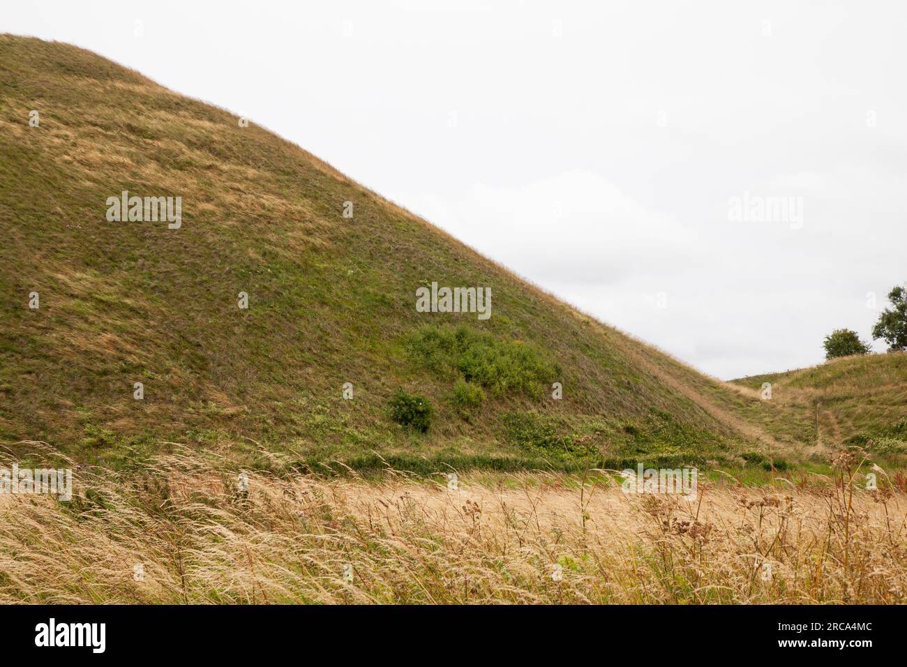 Silbury Hill, Avebury a Neolithic monument Stock Photo - Alamy