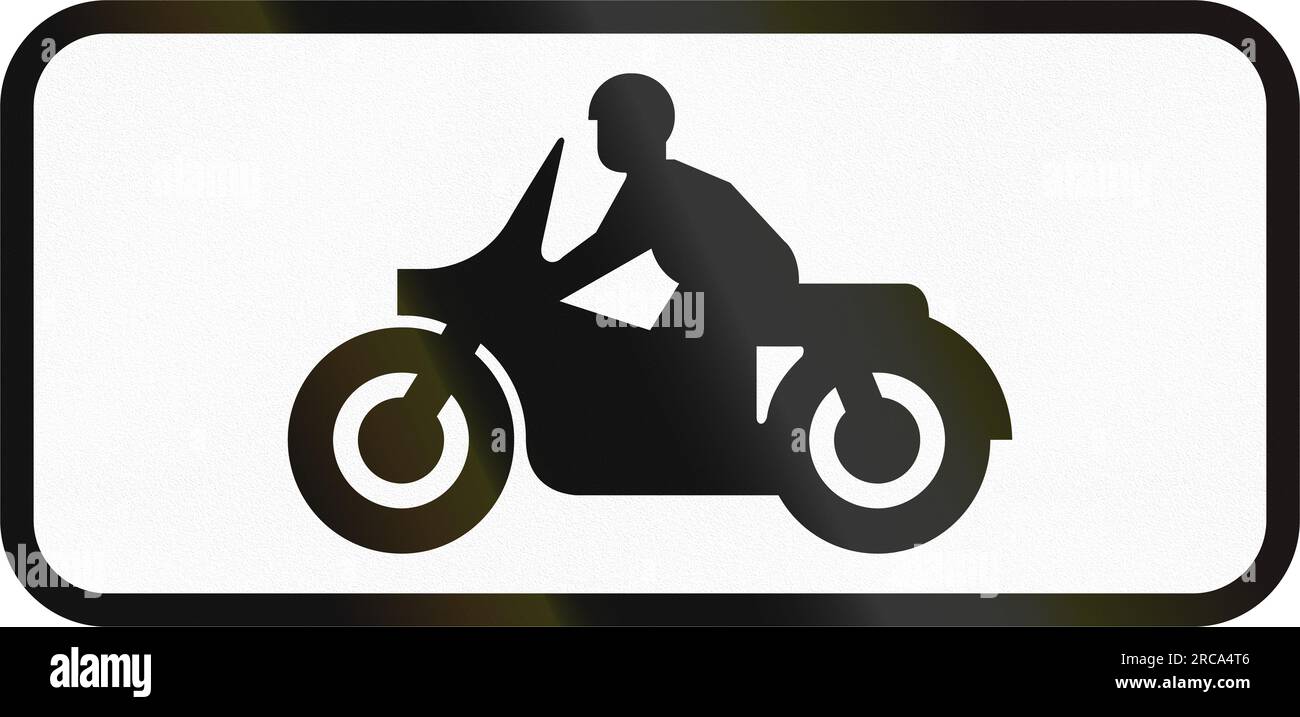 Bangladeshi traffic sign additional panel to specify the meaning of ...