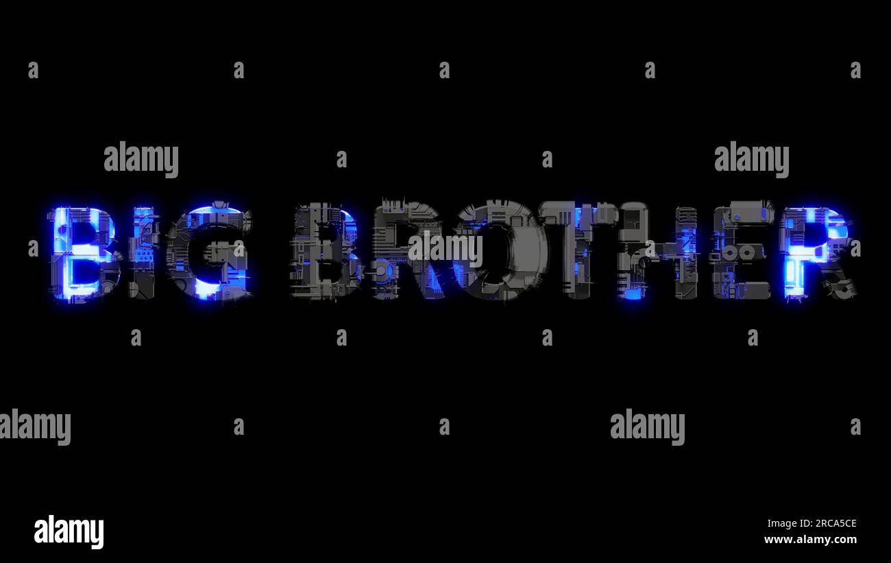 Big brother eye human eye illustration hi-res stock photography and ...