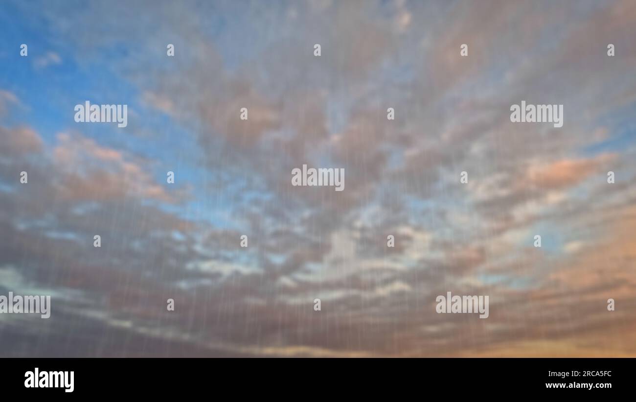 stroung rainfall on sky with clouds - cute weather background - photo ...