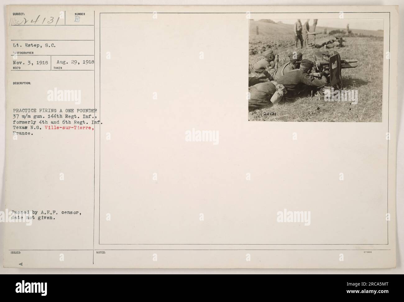 Soldiers from the 144th Regiment Infantry, formerly known as the 4th ...