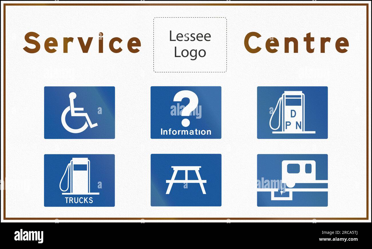 Service Centre Sign In Ontario - Canada, varios service logos and copy ...
