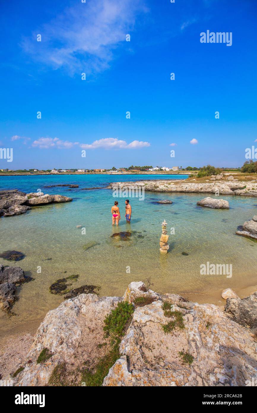 Lu Frascone Beach, Località Santa Caterina, Nardò, Lecce, Puglia, Italy ...