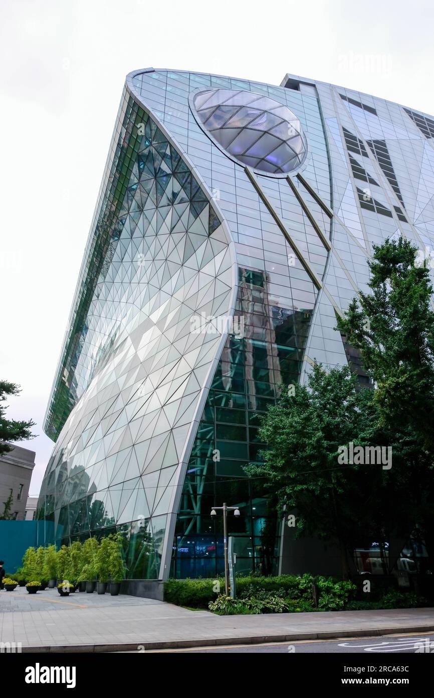 Seoul, South Korea - 11 July 2022: Seoul City Hall building. It is a ...