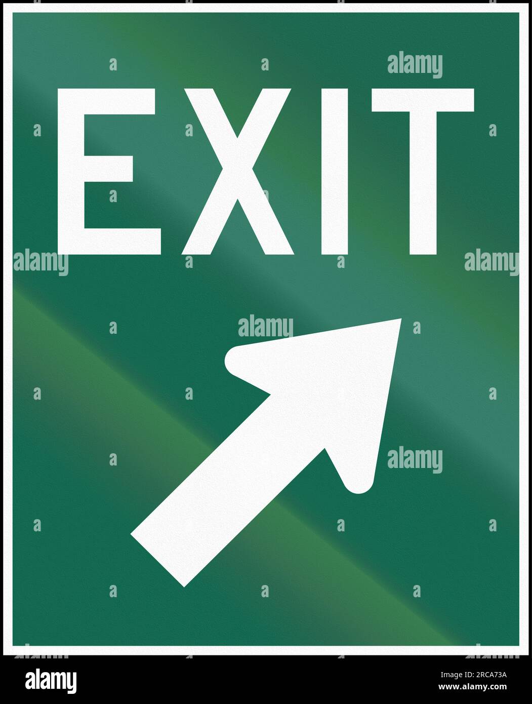 Guide road sign in Canada - Exit. This sign is used in Ontario Stock ...