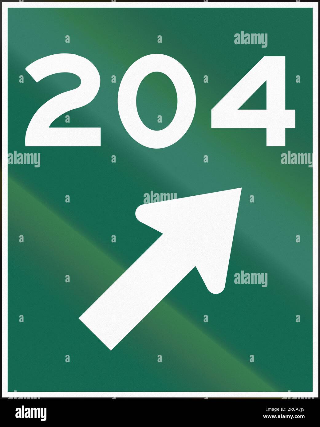 Guide road sign in Ontario, Canada - Highway Exit Stock Photo - Alamy