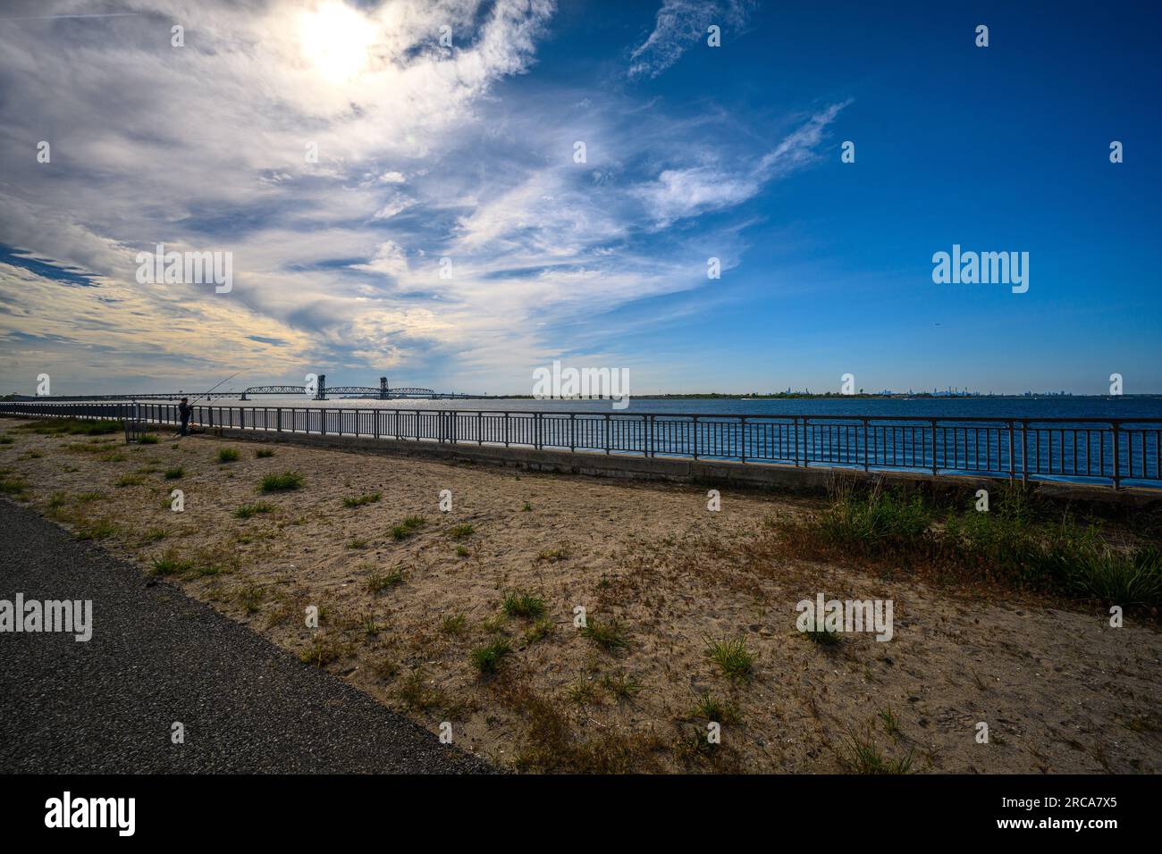 Views of the Rockaway Inlet, from the Rockaway Queens, NY Stock Photo ...