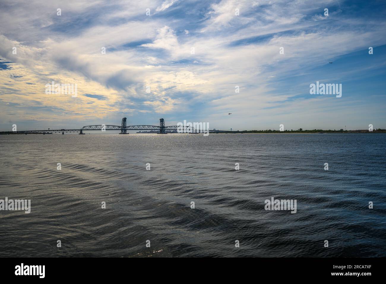 Views of the Rockaway Inlet, from the Rockaway Queens, NY Stock Photo ...