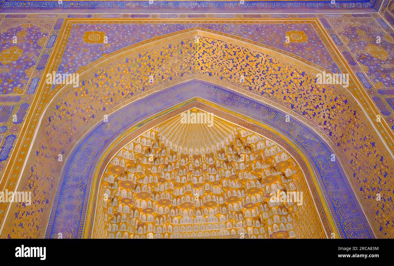 Glorious Islamic honeycomb structures Stock Photo - Alamy