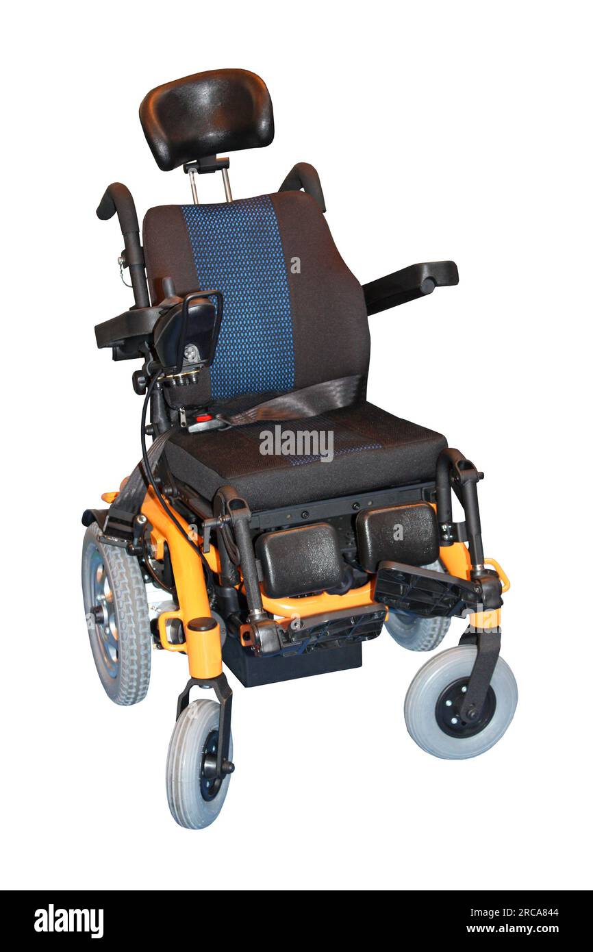 A Brand New Modern Motorised Disability Wheelchair Stock Photo - Alamy