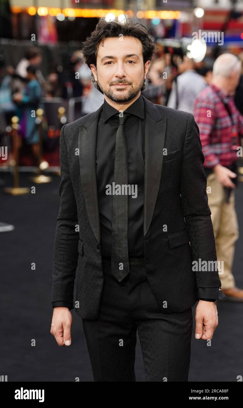 Alex Zane arrives for the UK premiere of Oppenheimer, at the Odeon Luxe ...