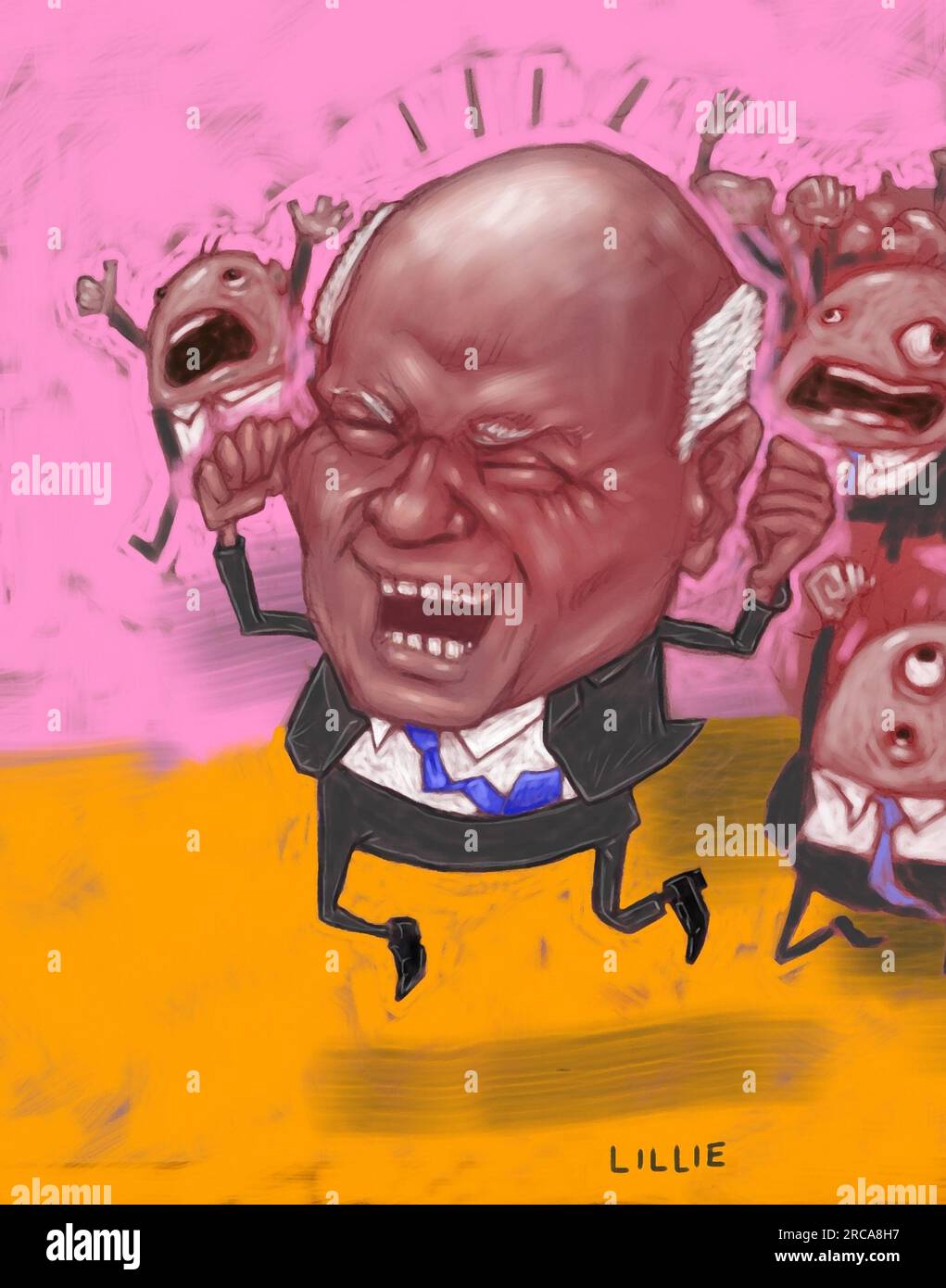 Satire cartoon caricature of Iain Duncan Smith, AKA IDS, MP for for ...