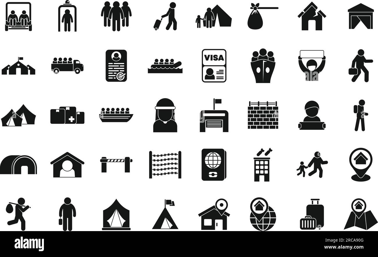 Migrant family Cut Out Stock Images & Pictures - Alamy