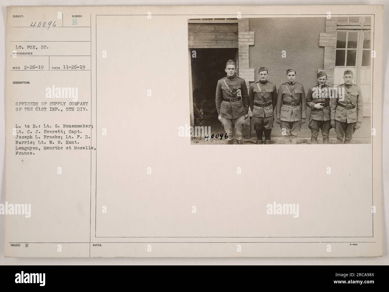 Lt c j everett hi-res stock photography and images - Alamy