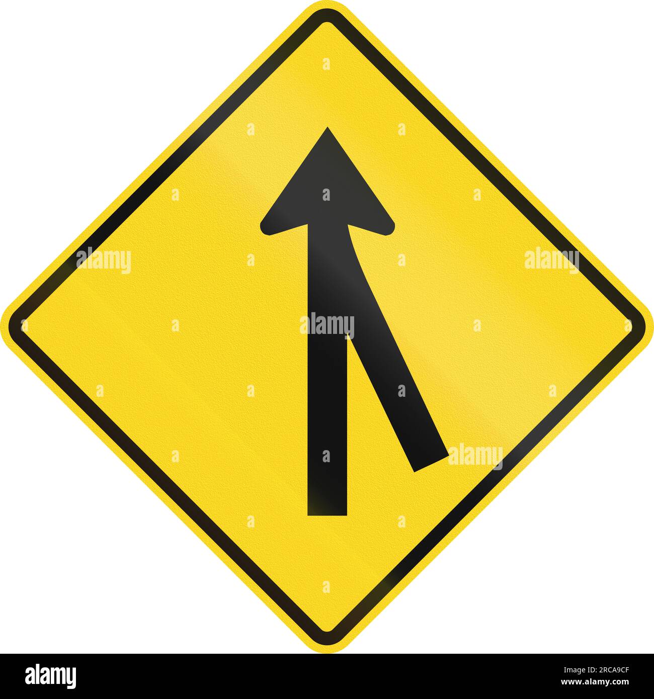 Canadian Road Warning Sign 3 Way Merging Intersection Ahead This Sign Is Used In Ontario