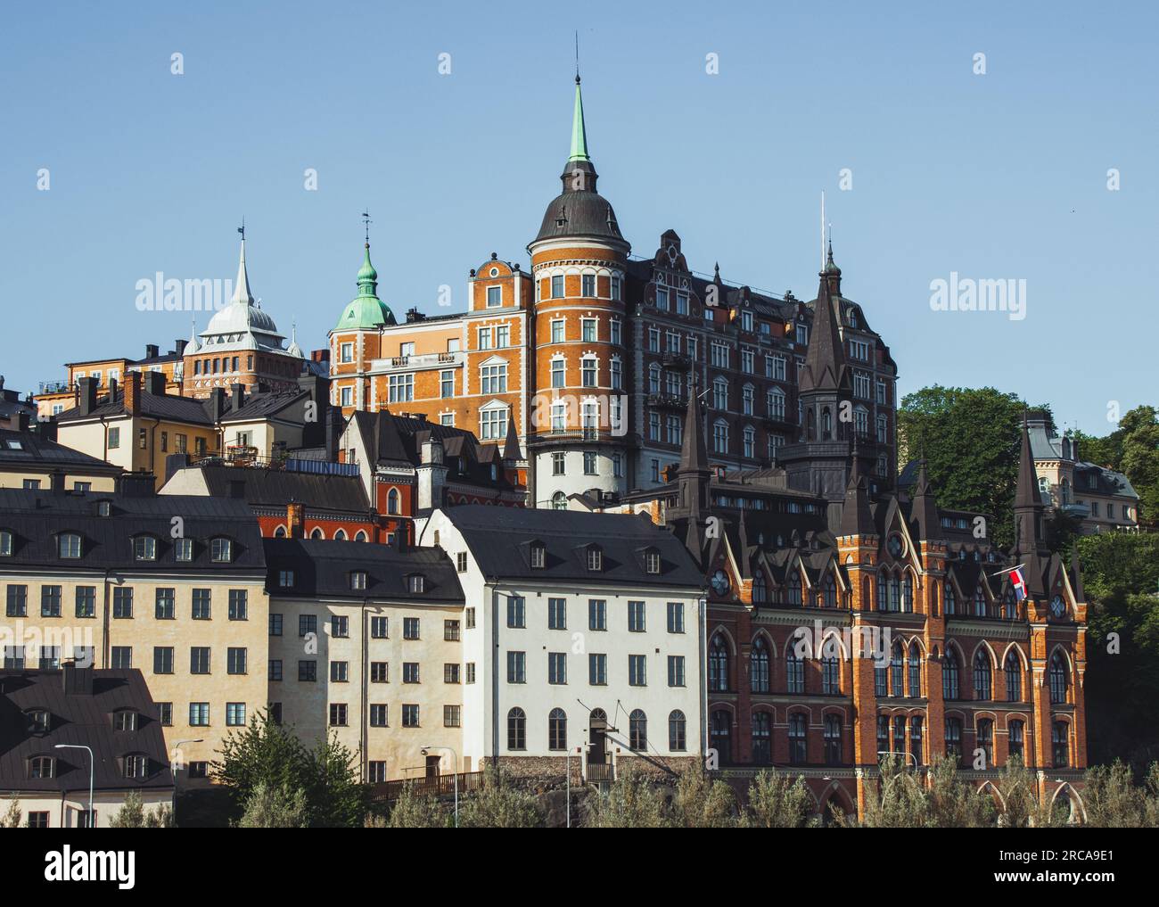 Mariahissen on Södermalm island in Stockholm city centre in Sweden on a ...