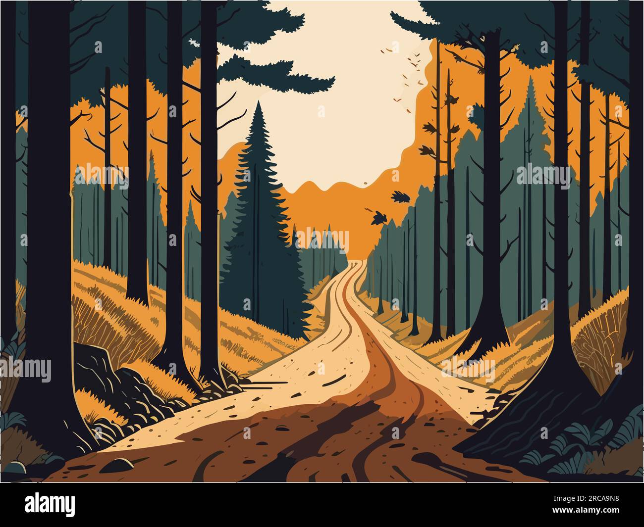 Dirt Road Vector