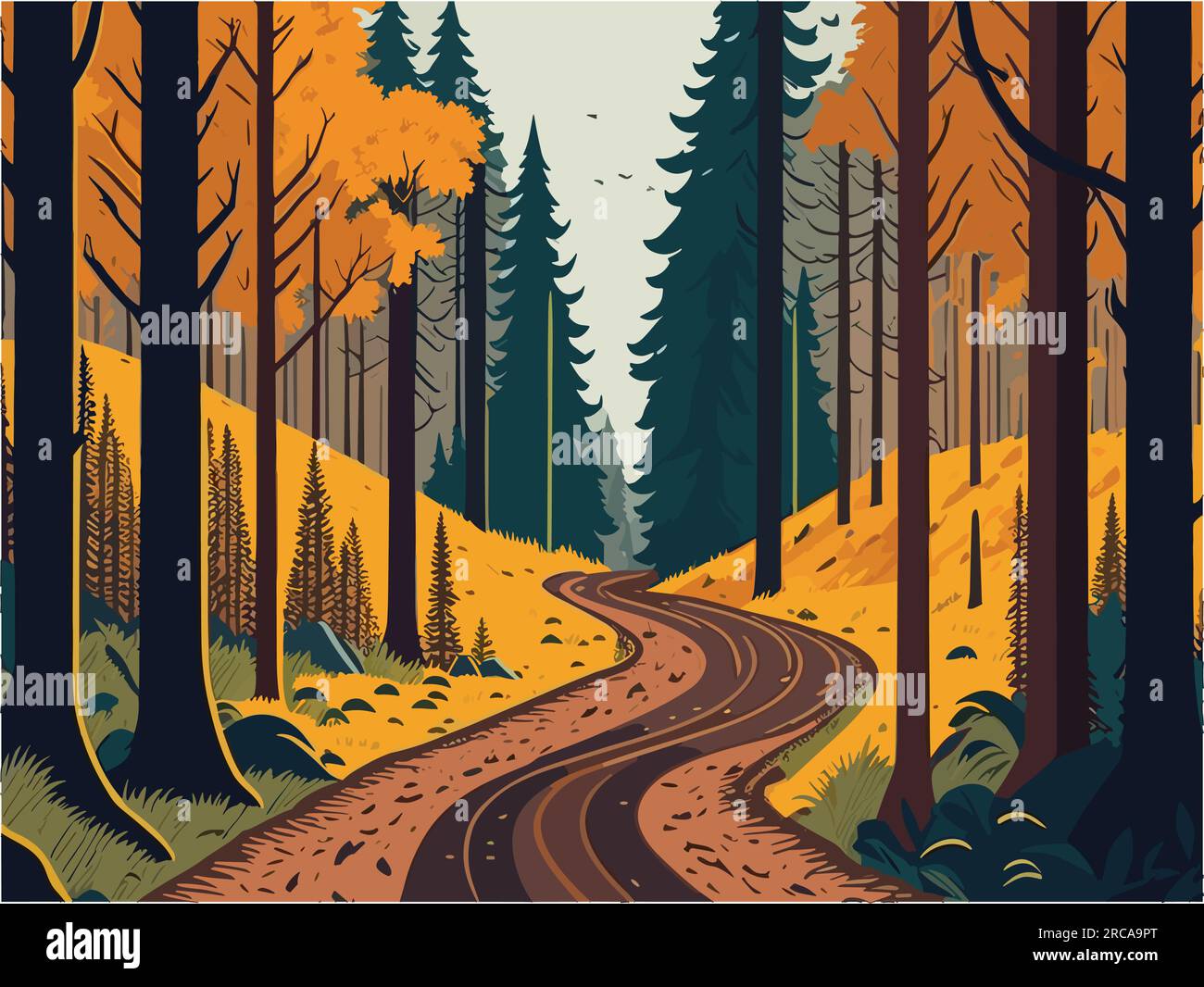 Dirt Road Vector