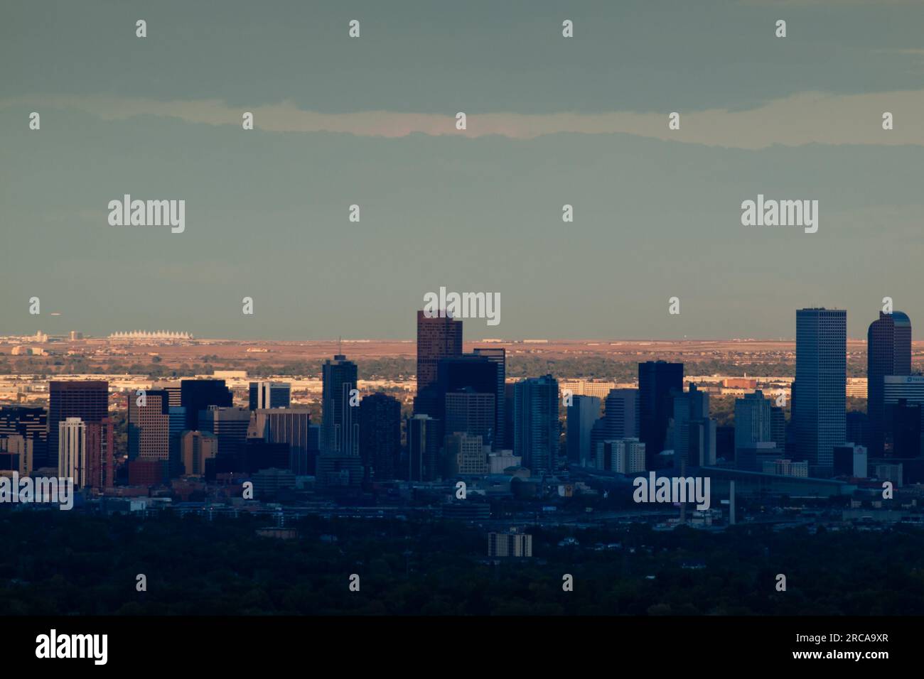 Denver international airport aerial hi-res stock photography and images ...