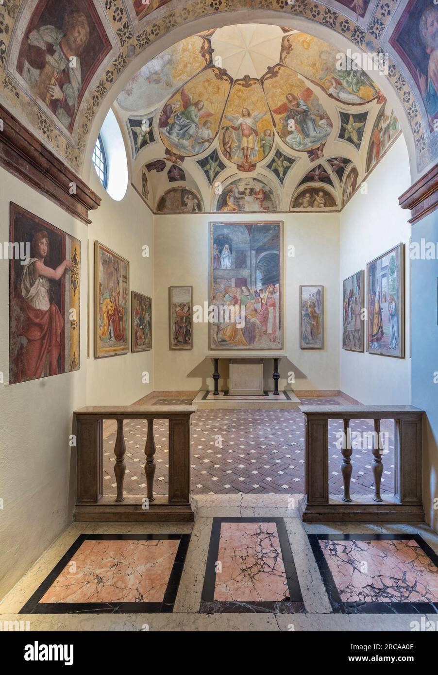 Chapel of San Giuseppe ,Brera Art Gallery, Milan, Lombardy, Italy Stock Photo - Alamy